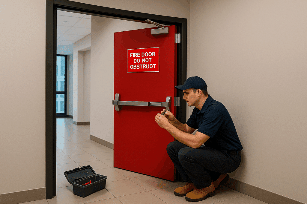 Fire Rated Locks & Door Closers | Comprehensive Fire Services